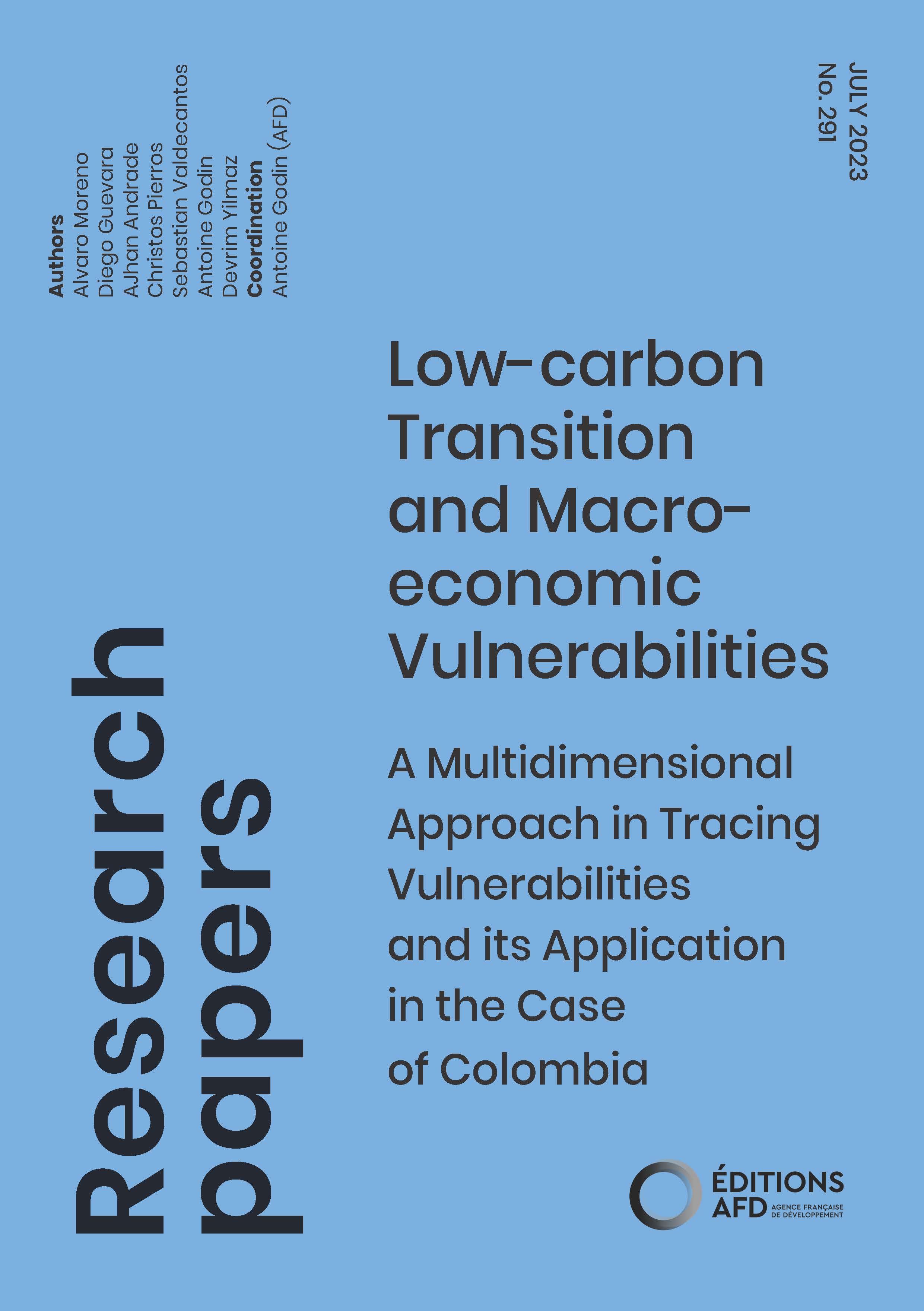 Low-carbon Transition and Macroeconomic Vulnerabilities: A Multidimensional Approach in Tracing ...